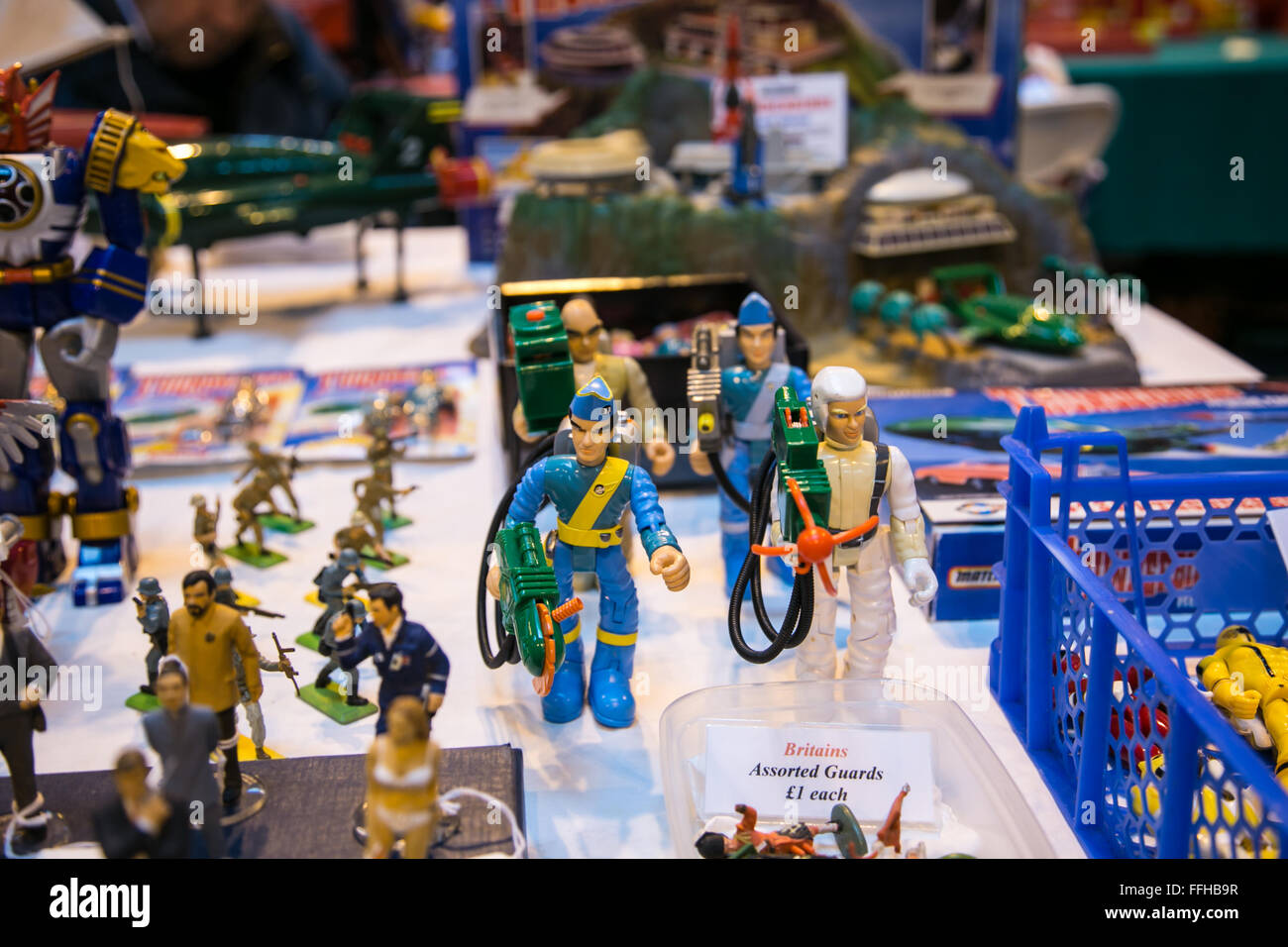 Birmingham, UK. 14th Feb, 2016. Toy Collectors Fair where people can ...