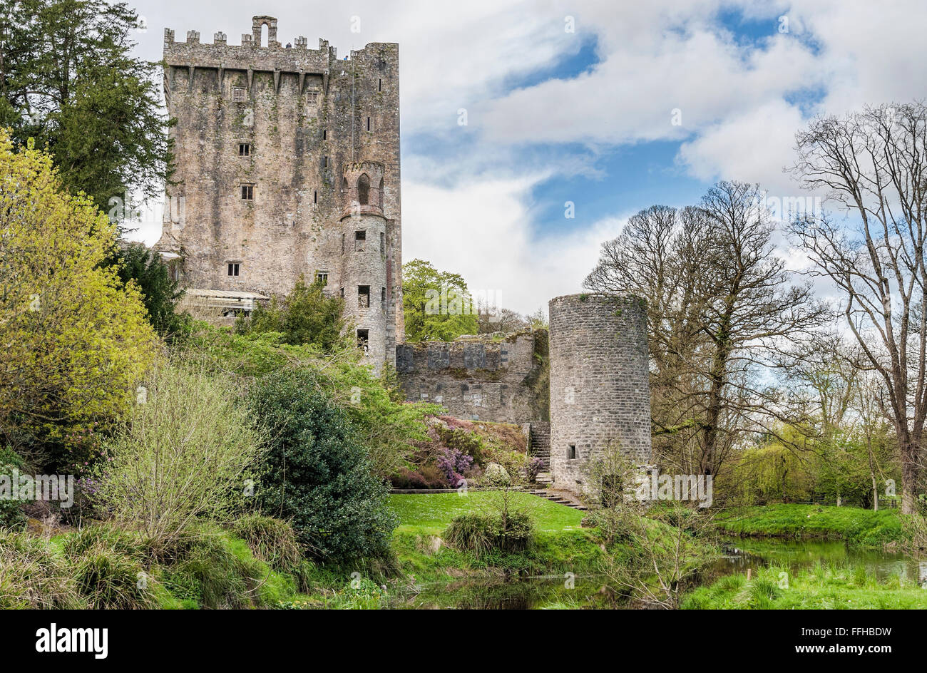Blarney Castle home of the legendary stone of Blarney, Cork, Ireland ...