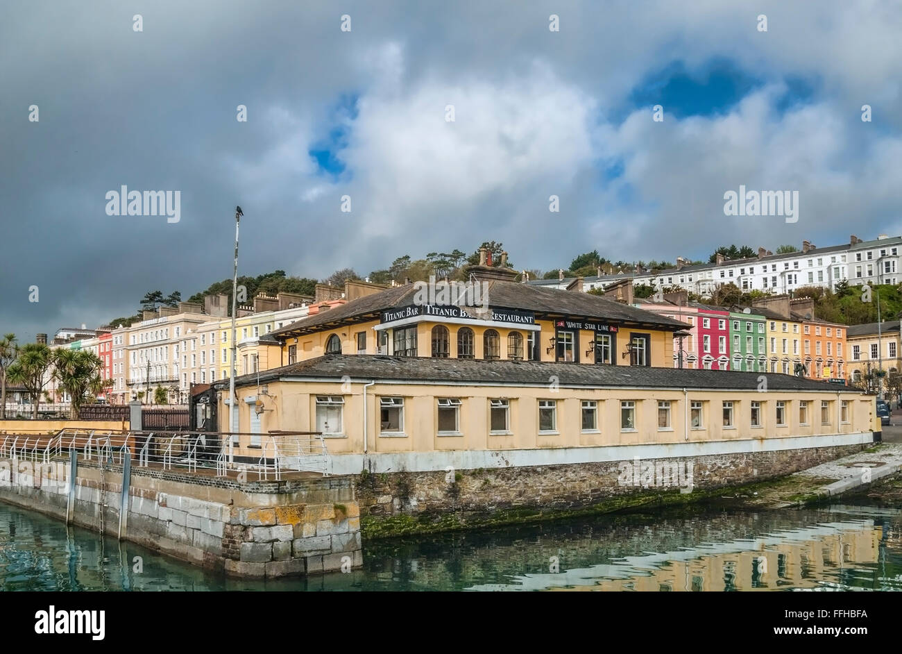 Historical Titanic Bar at the Cobh waterfront, Ireland Stock Photo - Alamy