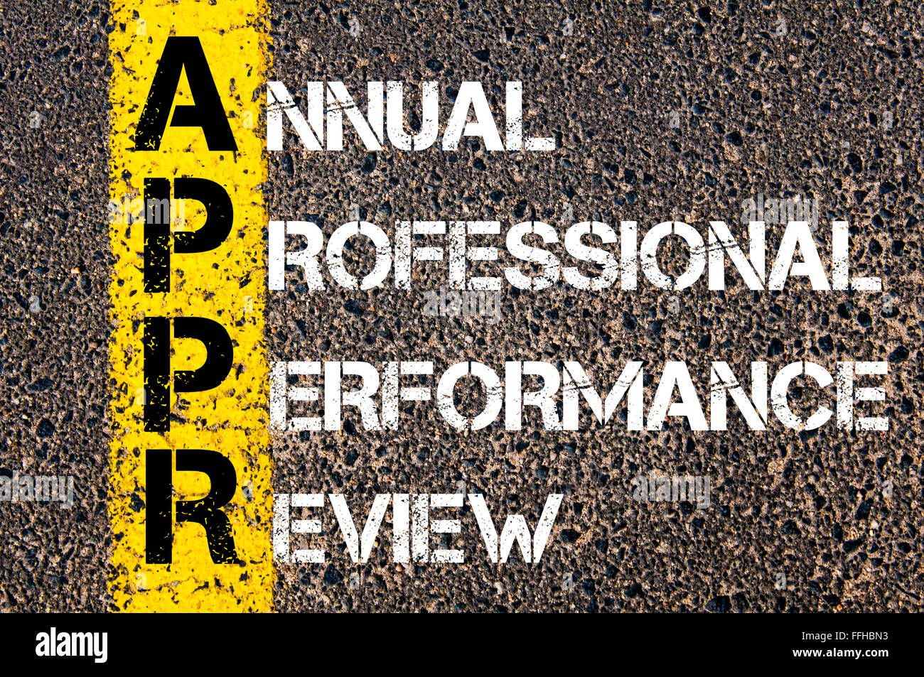 Concept image of Business Acronym APPR Annual Professional Performance ...