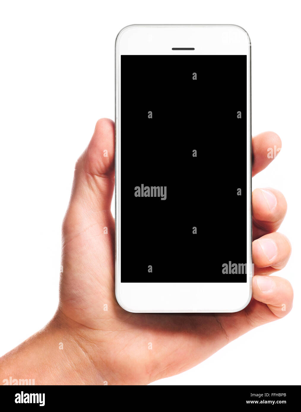 modern smartphone in hand Stock Photo - Alamy