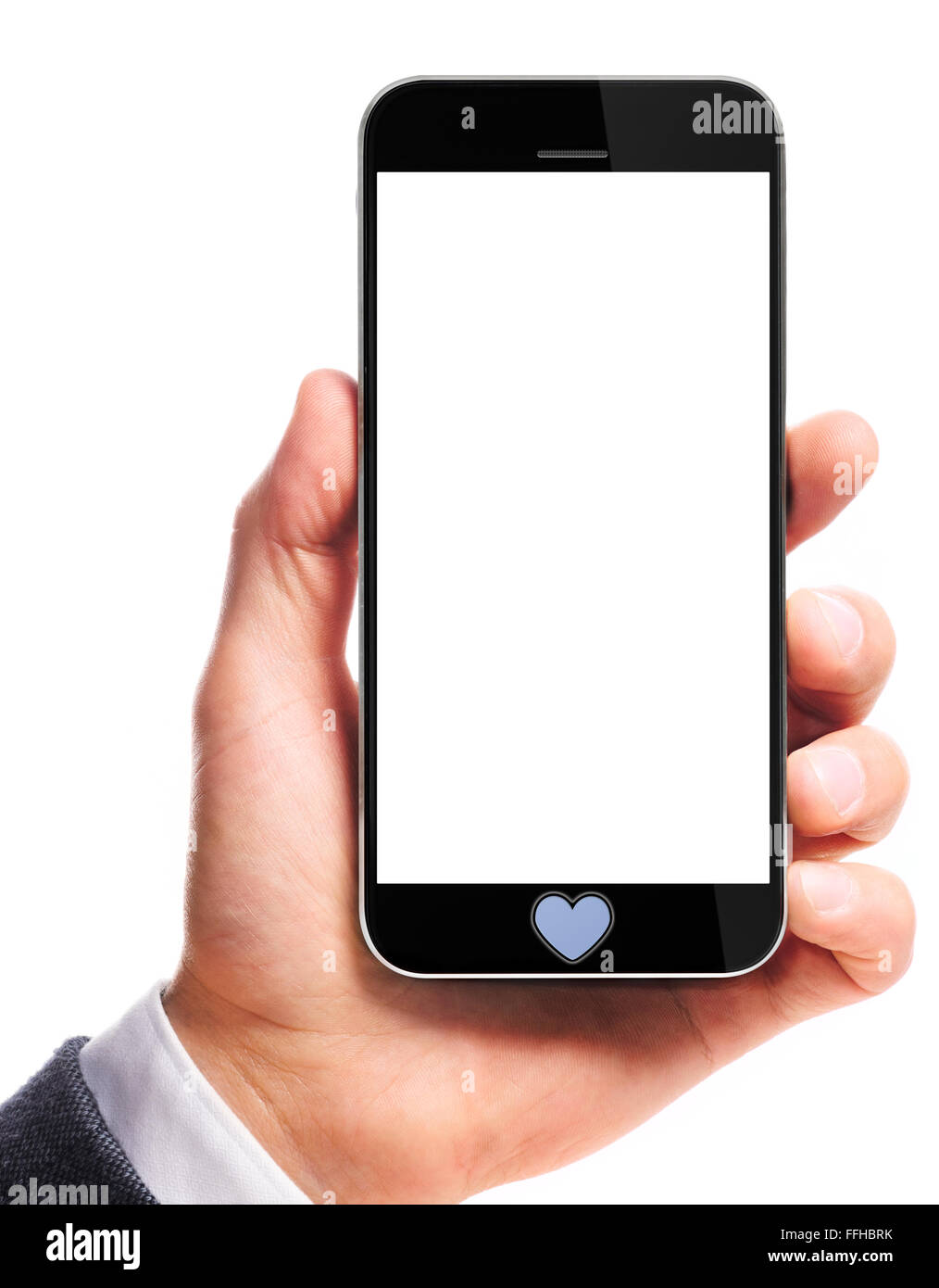 modern smartphone in hand Stock Photo - Alamy