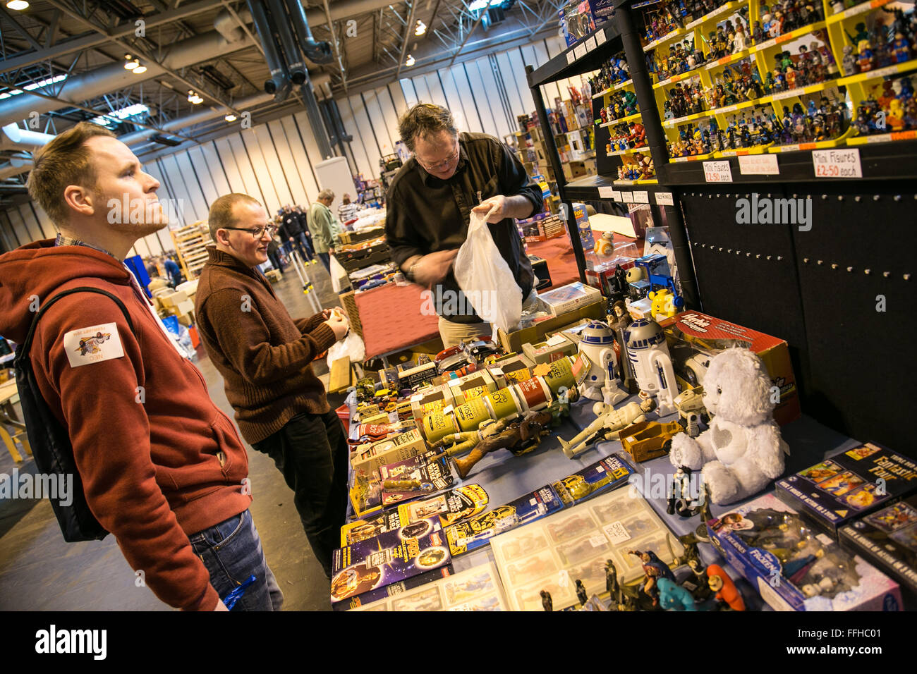 Birmingham, UK. 14th Feb, 2016. Toy Collectors Fair where people can ...