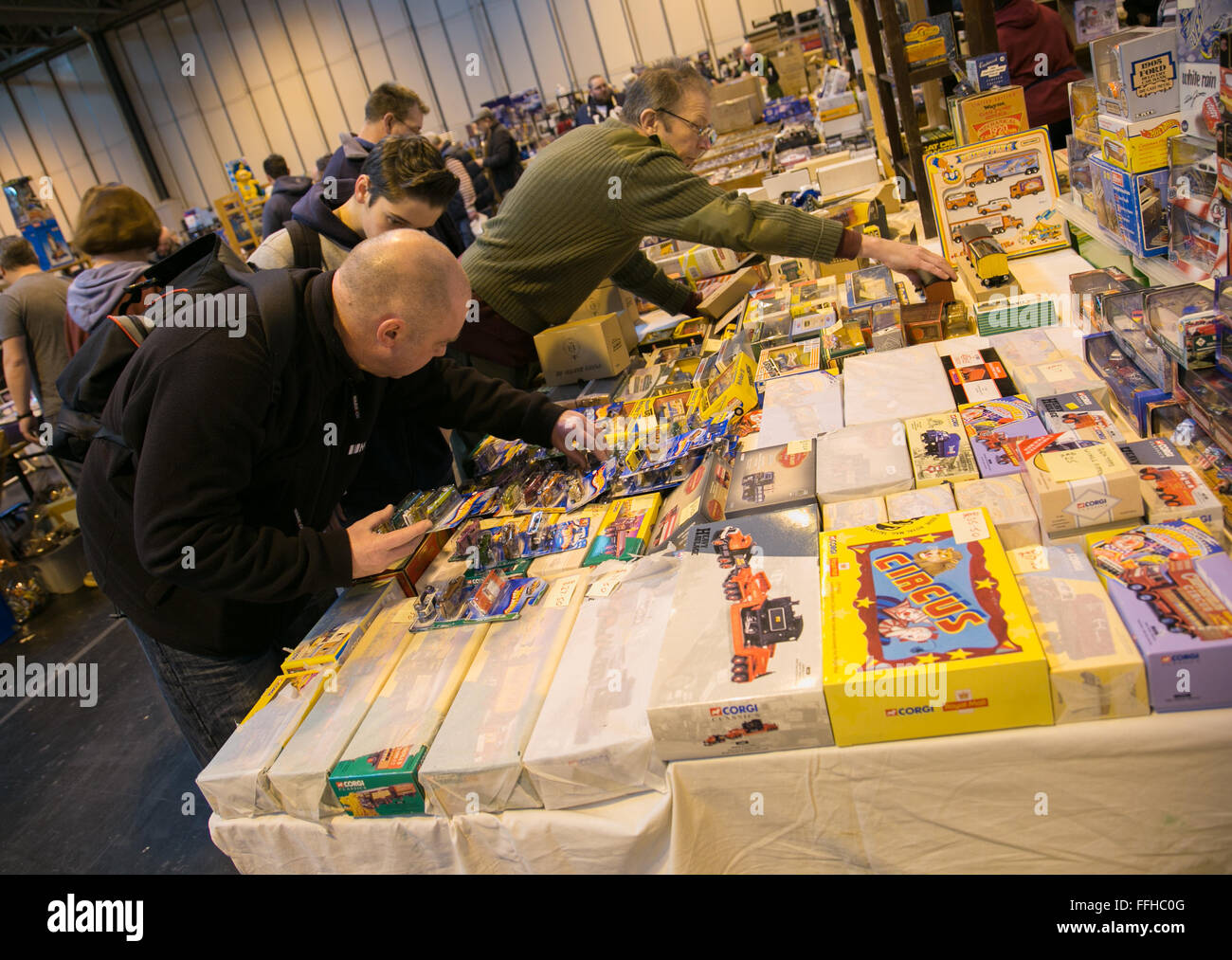 Birmingham, UK. 14th Feb, 2016. Toy Collectors Fair where people can ...