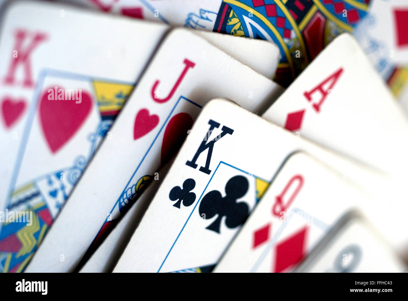 Playing Cards / Run / Straight Stock Photo - Alamy