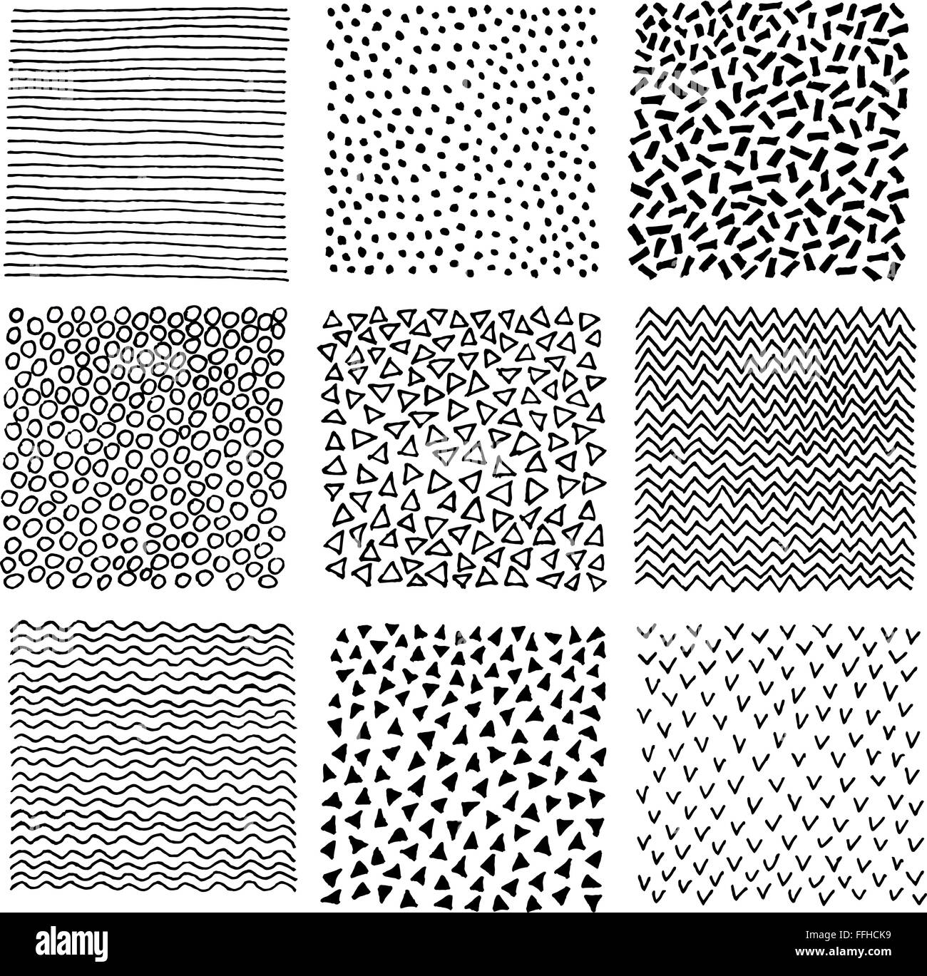 Hand Drawn Patterns Set Stock Vector Image & Art - Alamy Hand Drawn Patterns Set Stock Vector Image & Art - Alamy