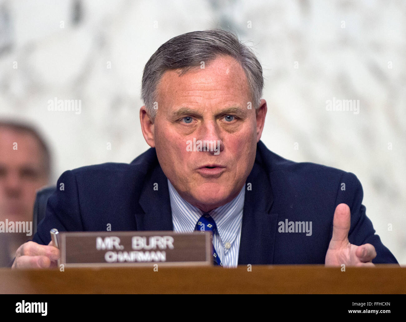 United States Senator Richard Burr (Republican of North Carolina ...
