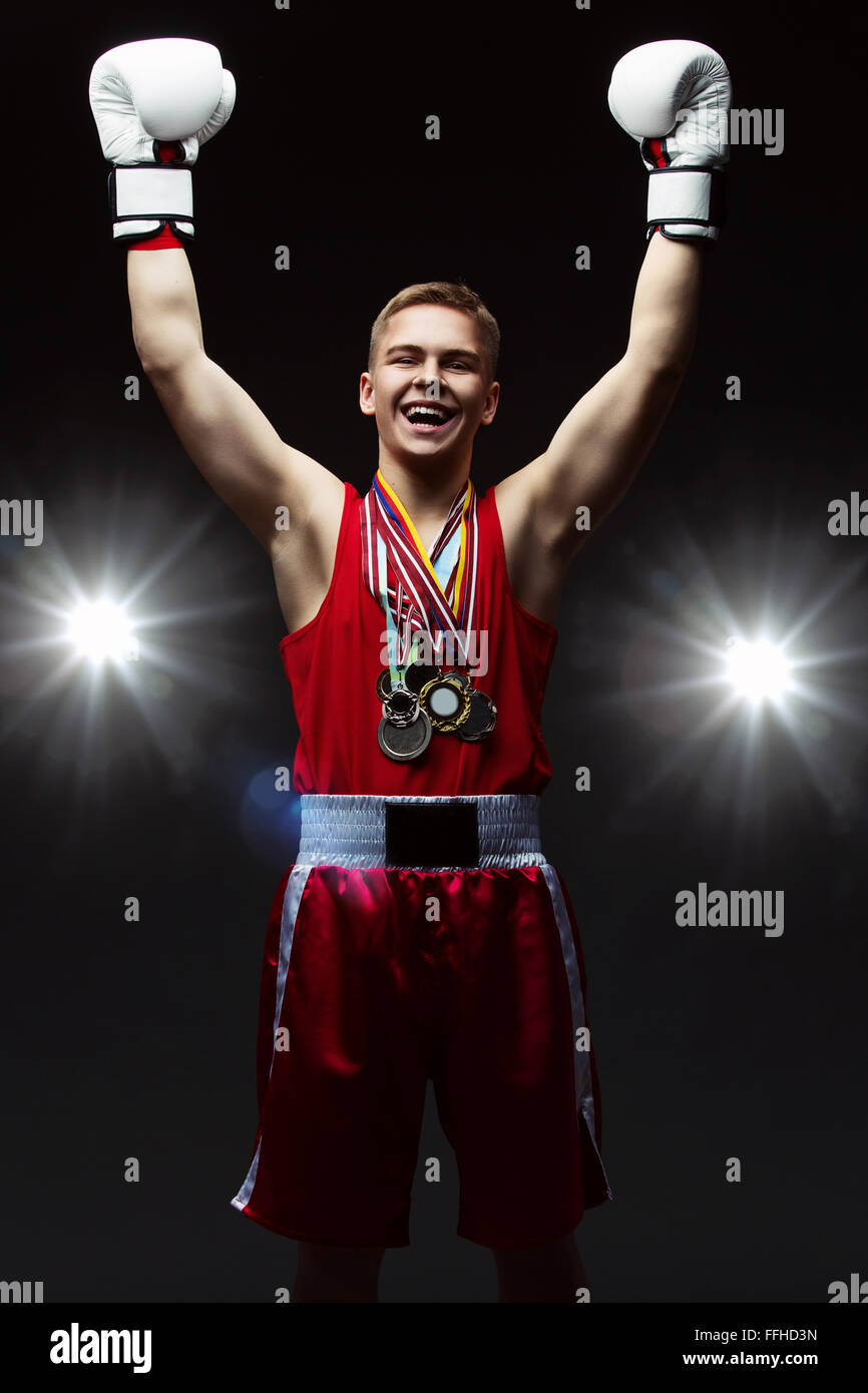 Teen boxing hi-res stock photography and images - Alamy
