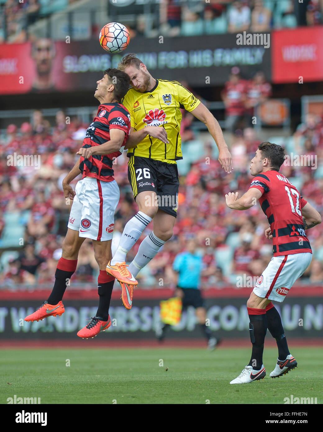 Pirtek Stadium, Parramatta, Australia. 14th Feb, 2016. Hyundai A-League ...