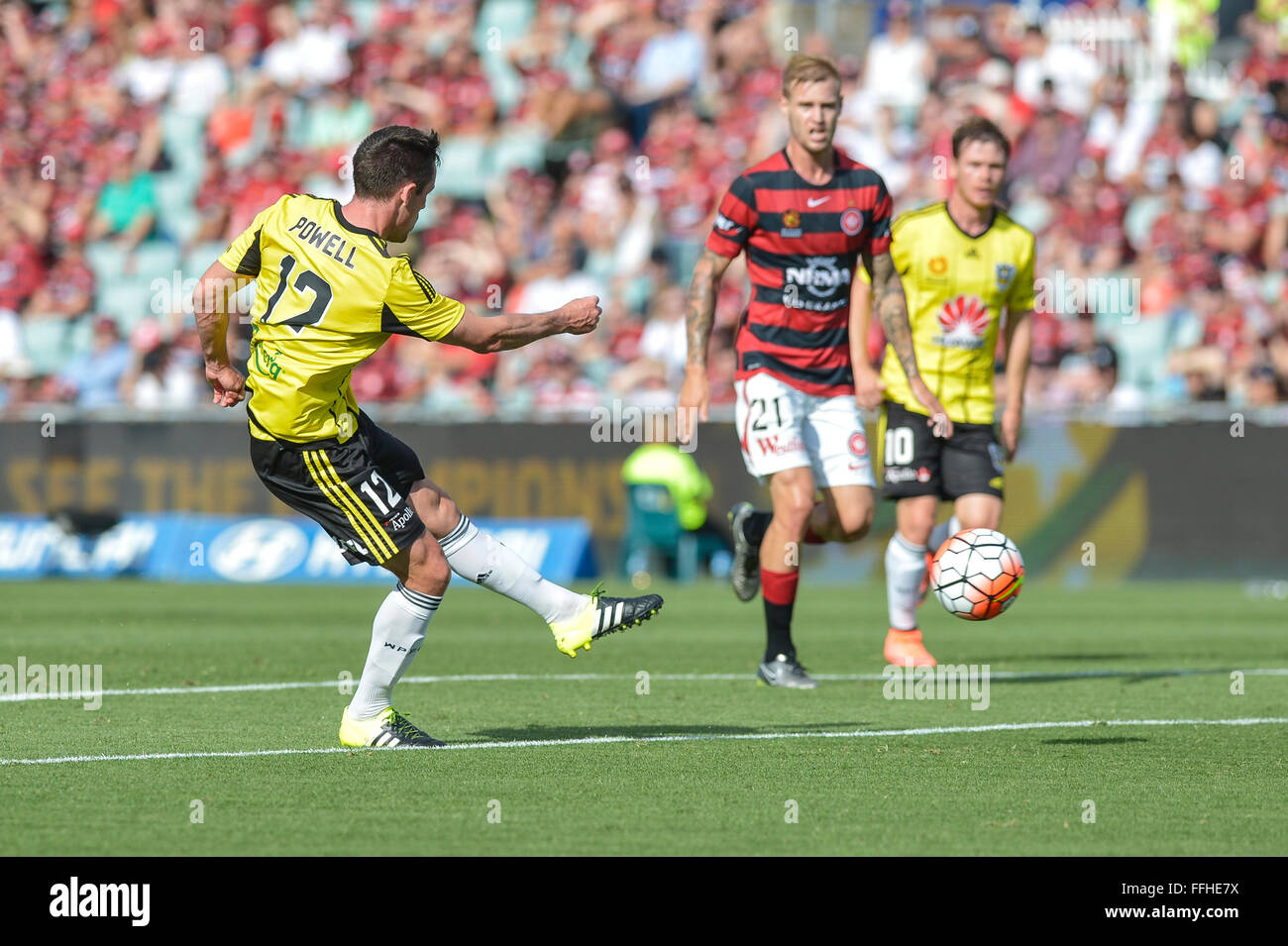 Pirtek Stadium, Parramatta, Australia. 14th Feb, 2016. Hyundai A-League ...
