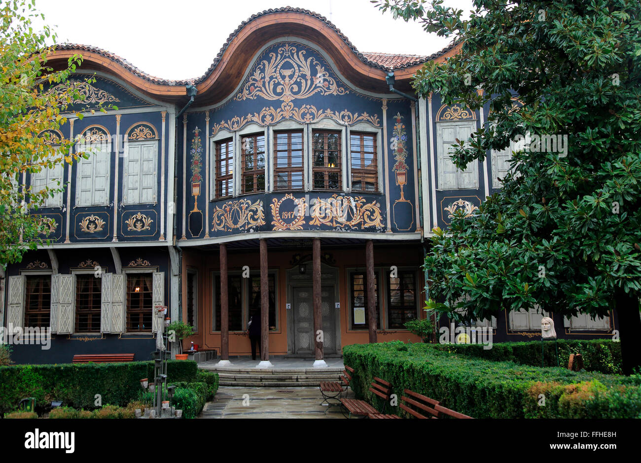 Ethnographic museum in historic old town area of plovdiv hi-res stock ...