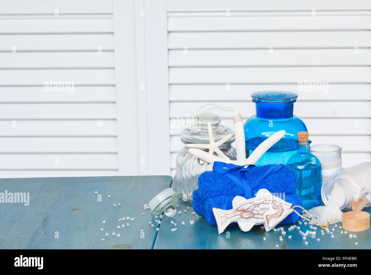 sea salt spa Stock Photo - Alamy