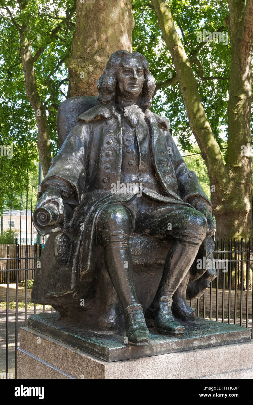 Captain Thomas Coram Statue by William McMillan in 1963, London, United ...