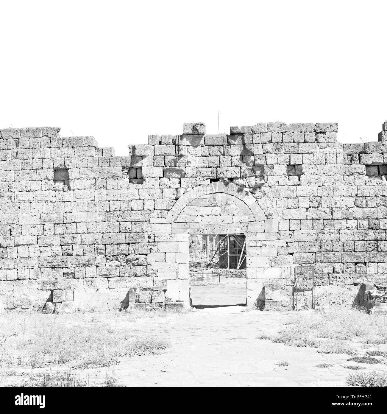 Perge old construction Black and White Stock Photos & Images - Alamy