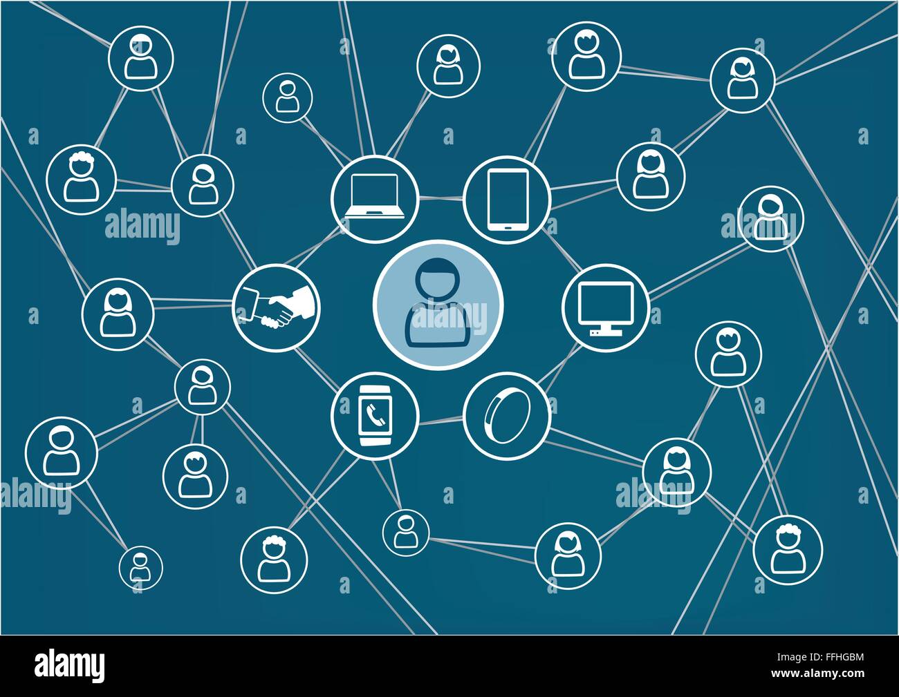 Circle smart watch white background Stock Vector Images - Alamy