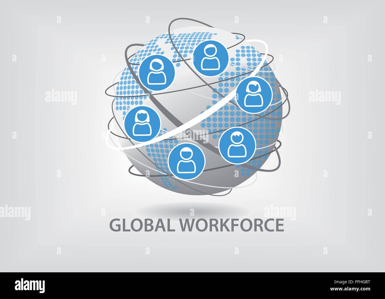 Workforce illustration hi-res stock photography and images - Alamy