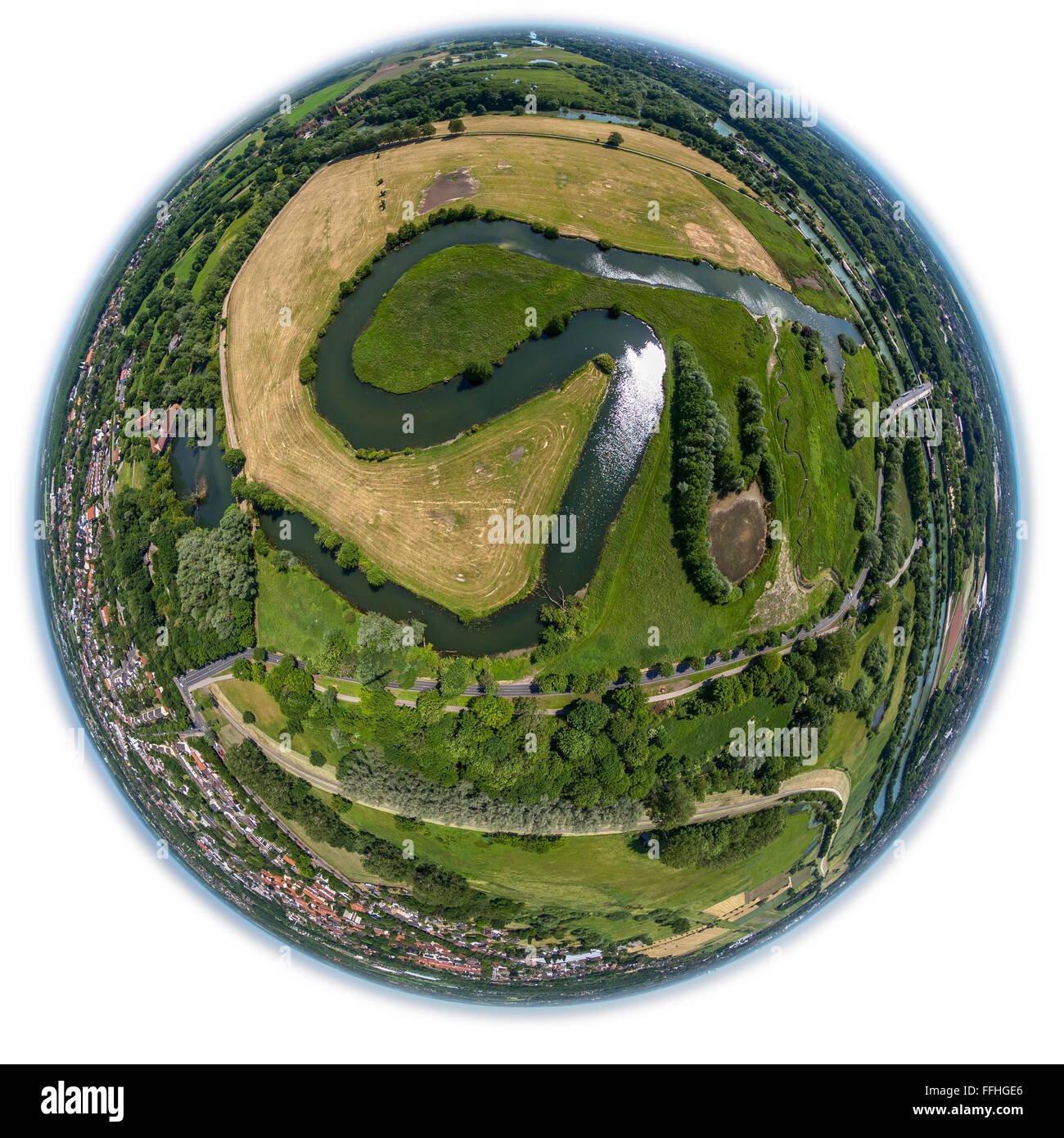 Lippe meander life project hi-res stock photography and images - Alamy