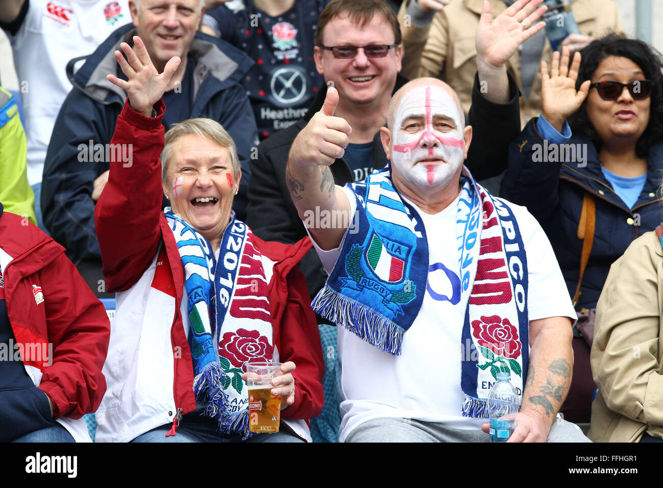 Stadio Olimpico, Rome, Italy. 14th Feb, 2016. RBS Six Nations ...