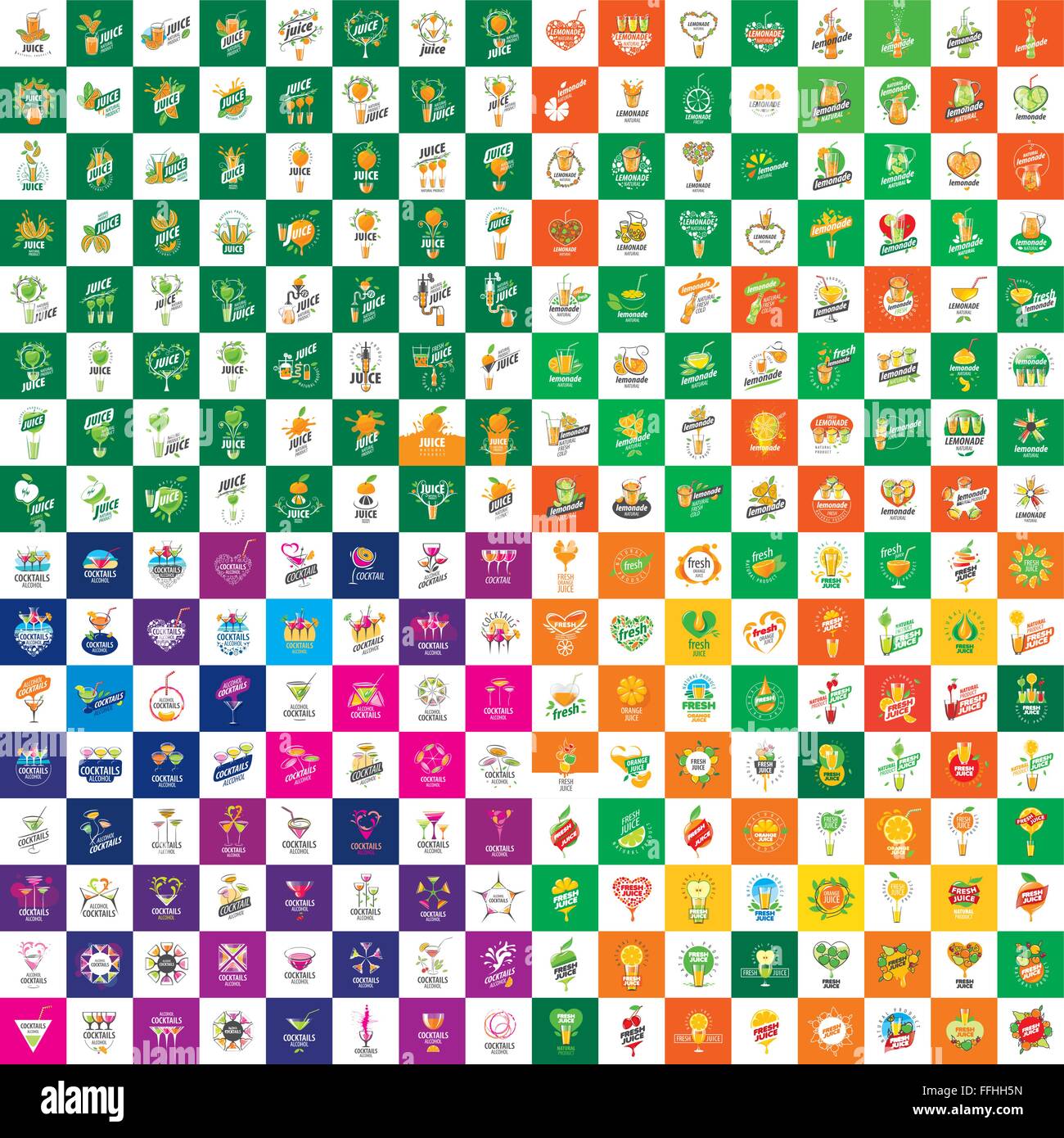 set of vector logos Stock Vector Image & Art - Alamy