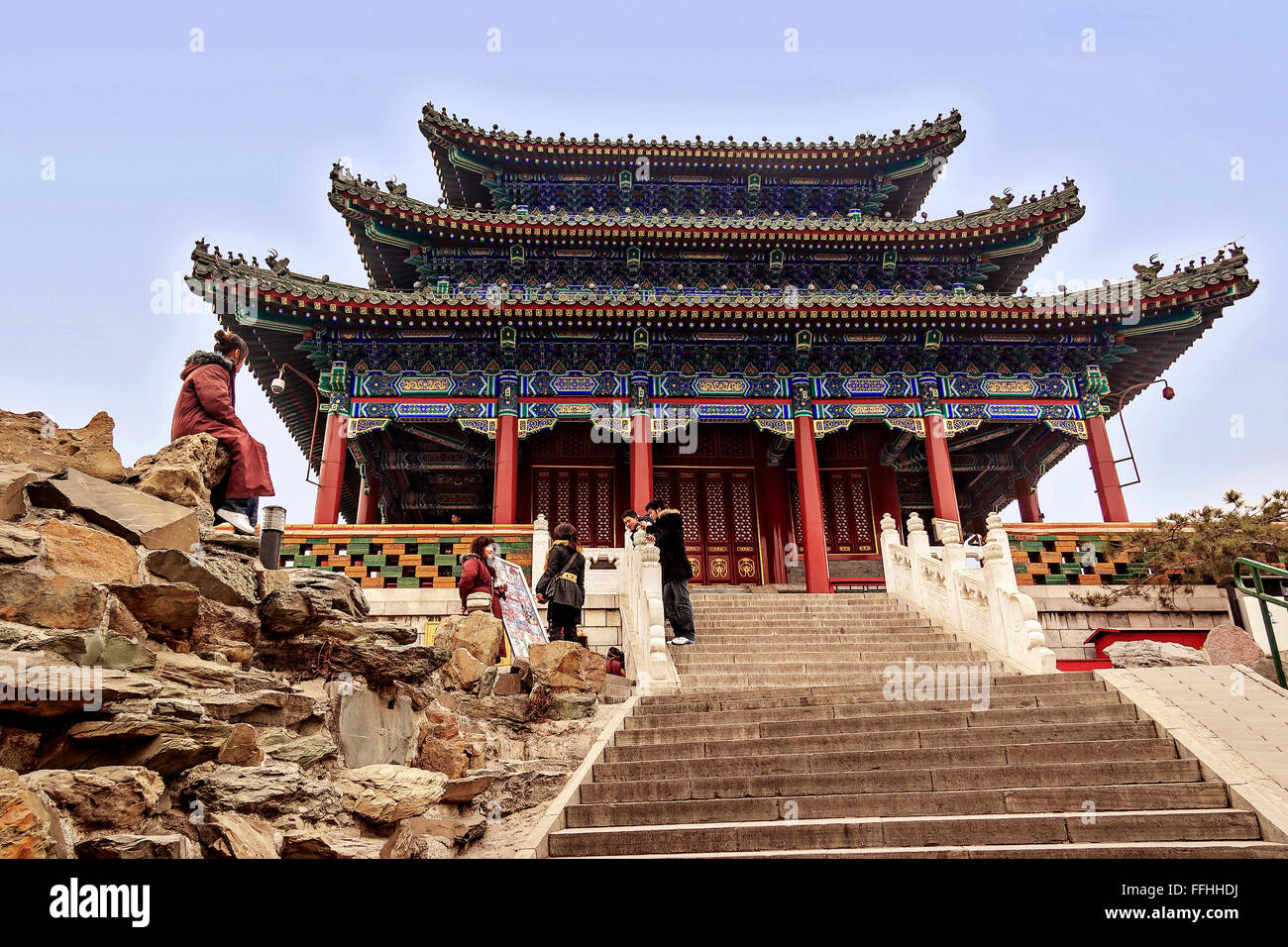 Jingshan Park Beijing China Stock Photo - Alamy