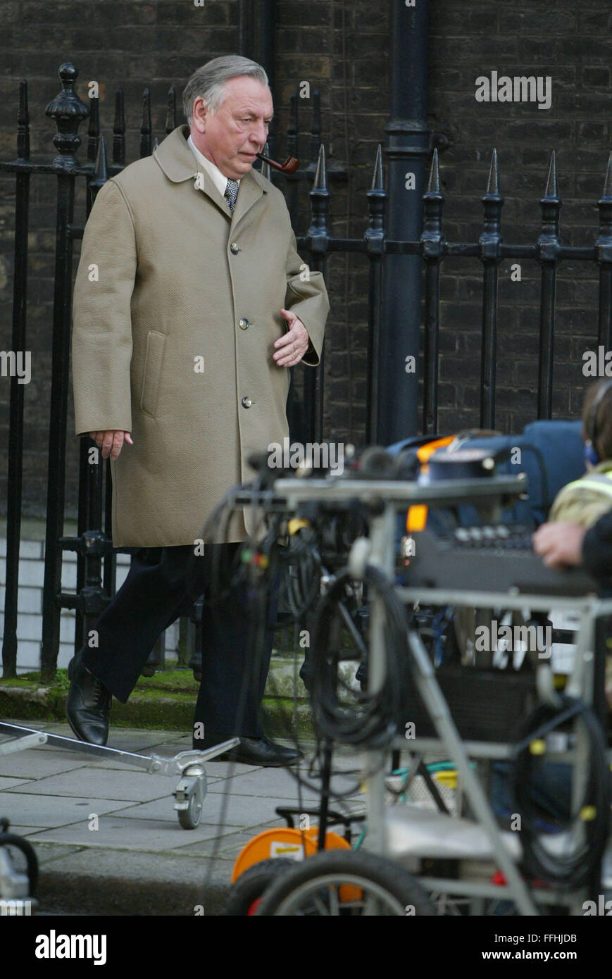 Kenneth Cranham as Harold Wilson filming the The Lavender List 6 photos ...