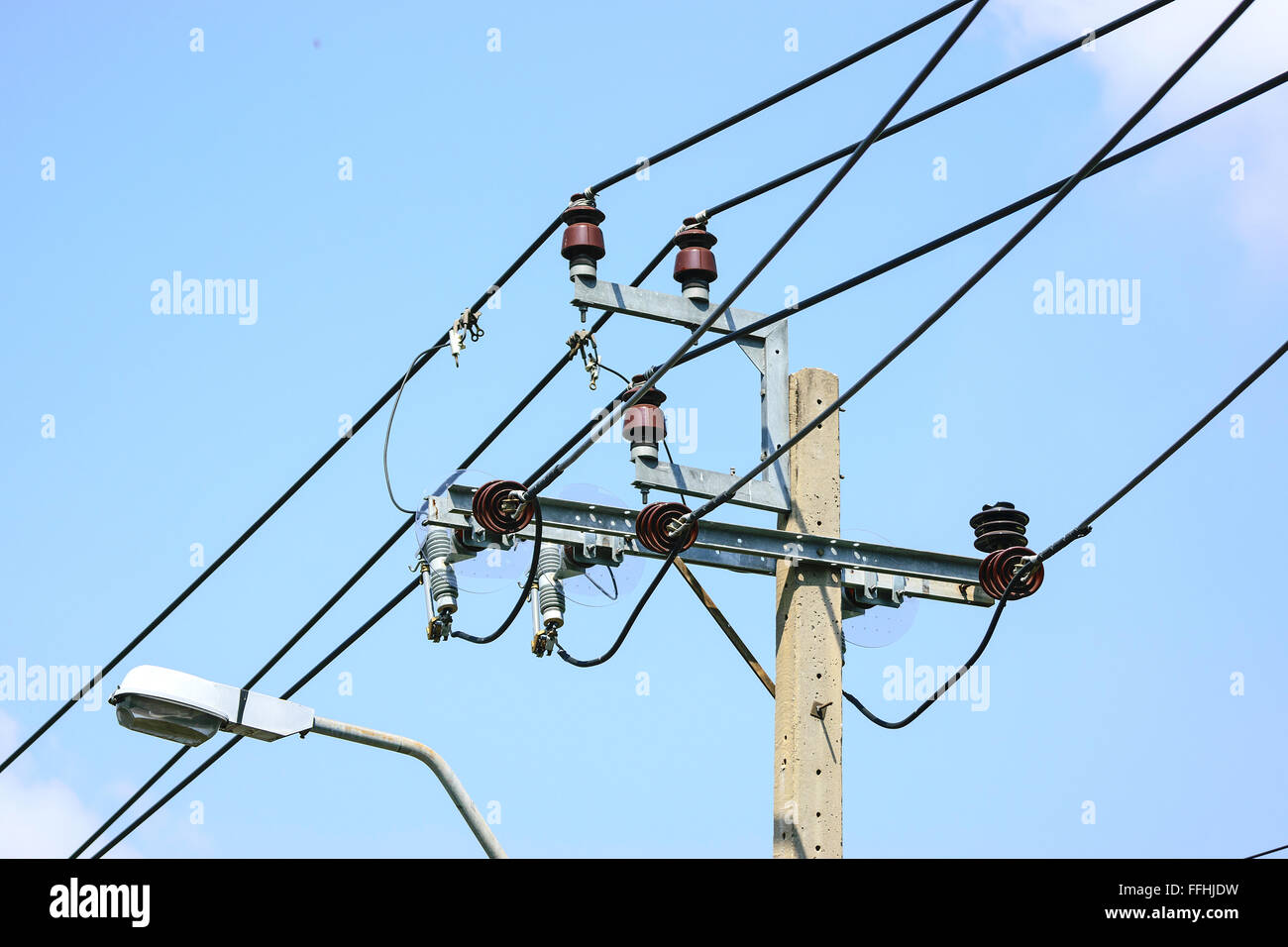 Power line spark hi-res stock photography and images - Alamy