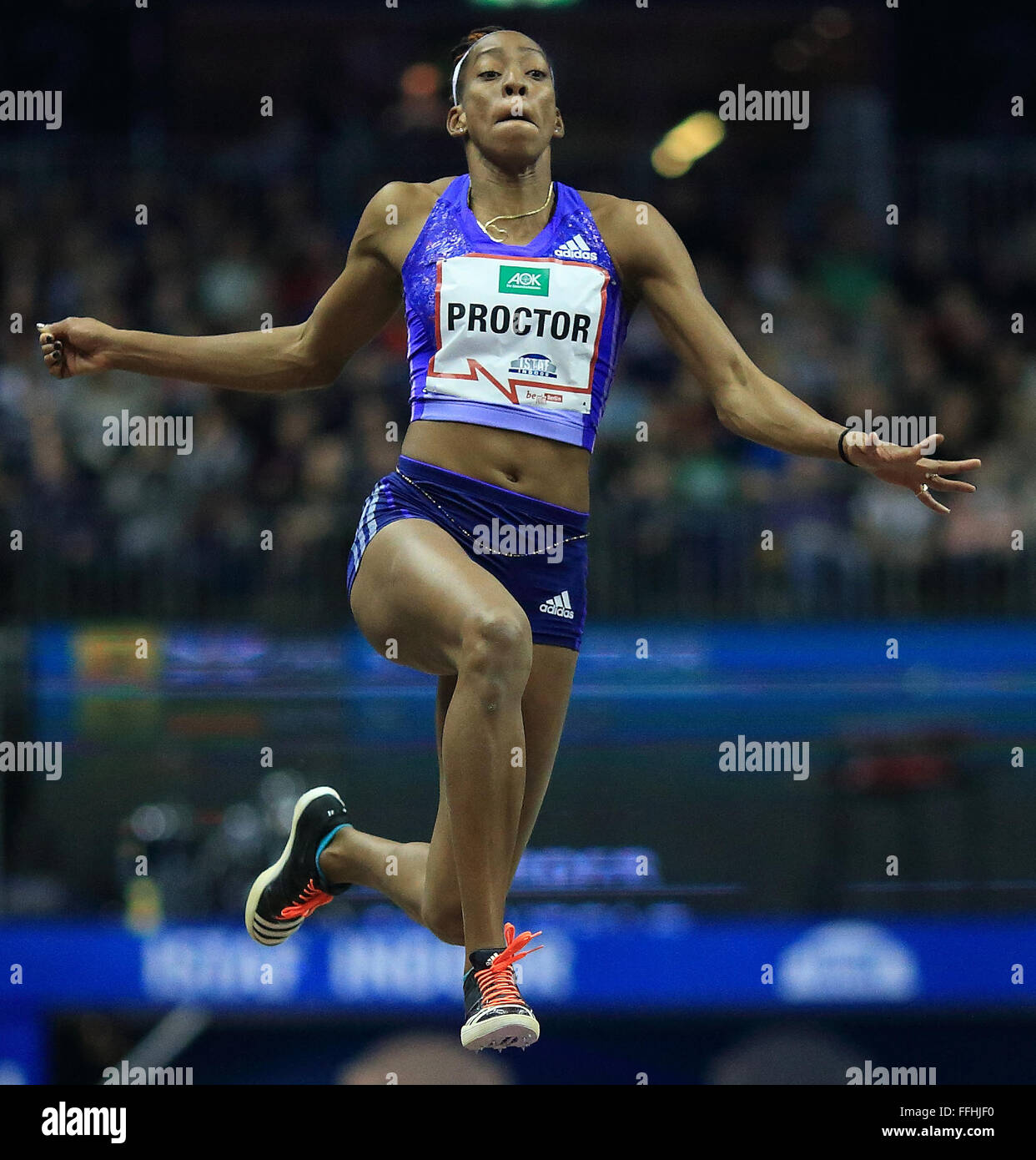 Berlin, Germany. 13th Feb, 2016. Long jumper Shara Proctor of the UK ...