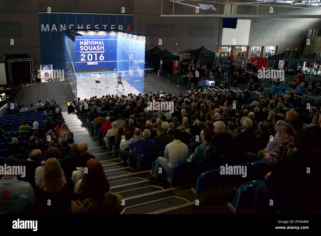 National Squash Centre, Manchester, UK. 14th Feb, 2016. British ...