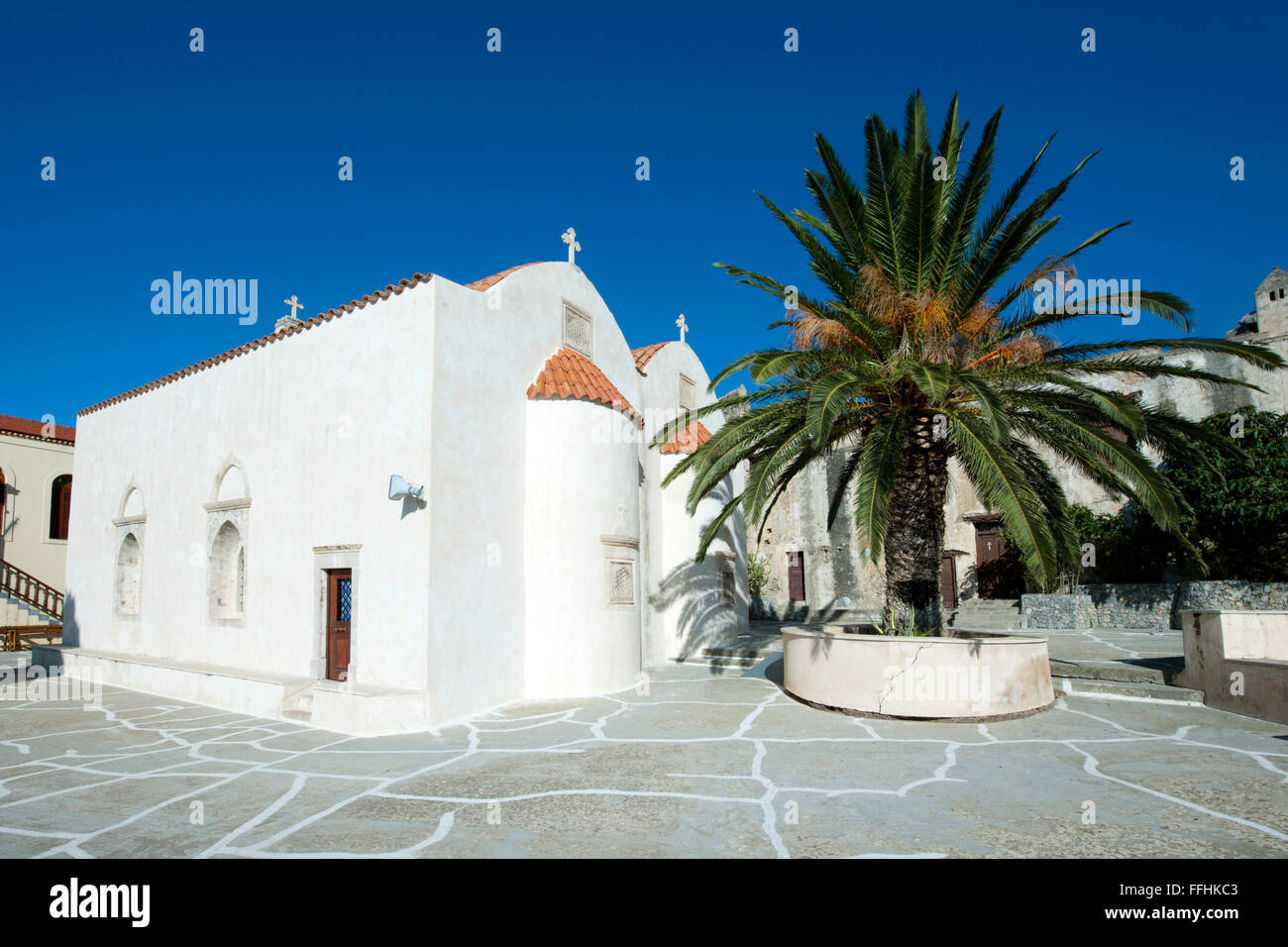Griechenland, Kreta, Südwesten, Kloster Preveli (Moni Preveli), ist ein ...