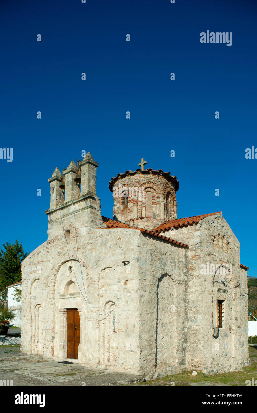 Griechenland, Kreta, Südwesten, Lampini bei Spili, byzantinische Kirche ...