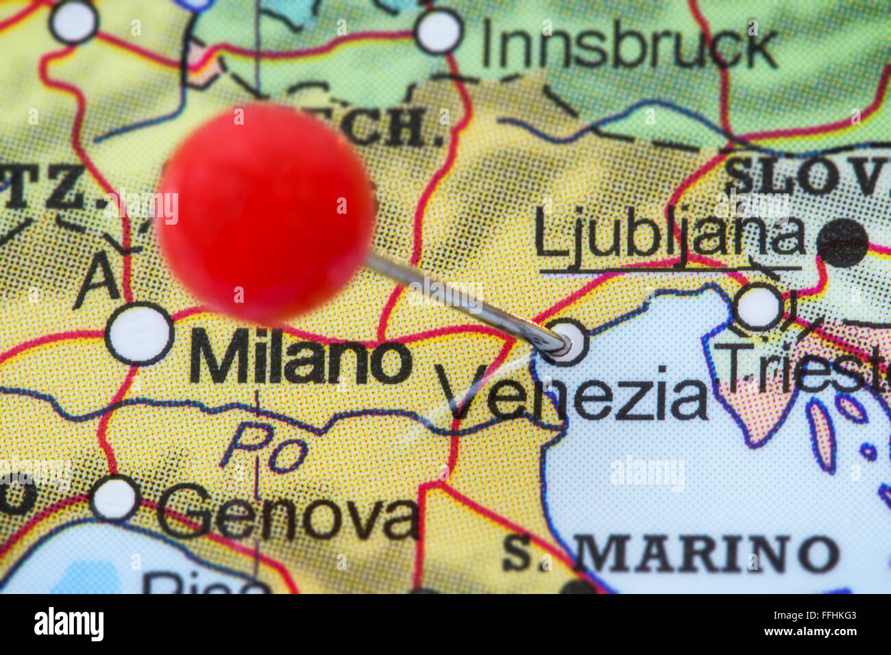 Map pin pointing hi-res stock photography and images - Alamy
