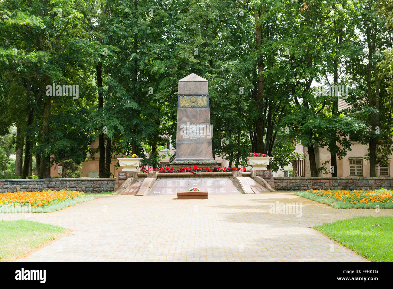 PALANGA, LITHUANIA - AUGUST 08,2015: In the streets of Palanga. Palanga ...