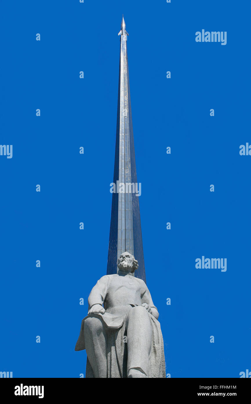 Monument to the Russian and Soviet rocket scientist Konstantin ...