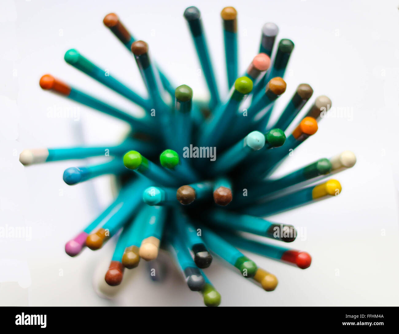 Pencils still life Stock Photo - Alamy