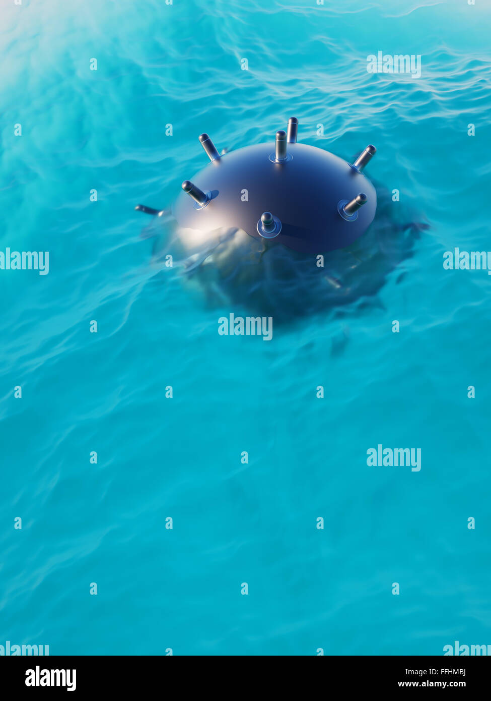 Unexploded sea mine hi-res stock photography and images - Alamy