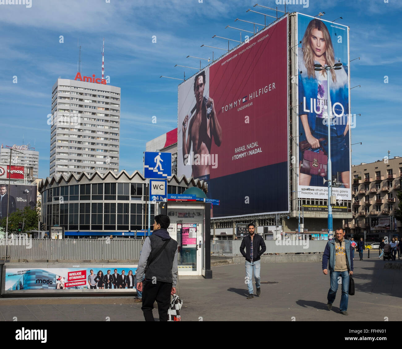 Rafael Nadal on Tommy Hilfiger billboard in central Warsaw, Poland ...