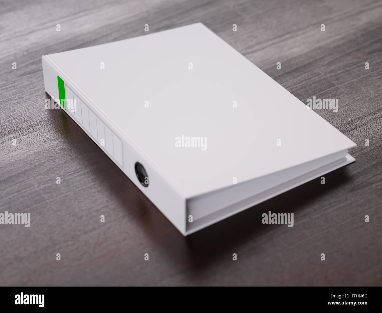 Ring binder on a table close-up Stock Photo - Alamy