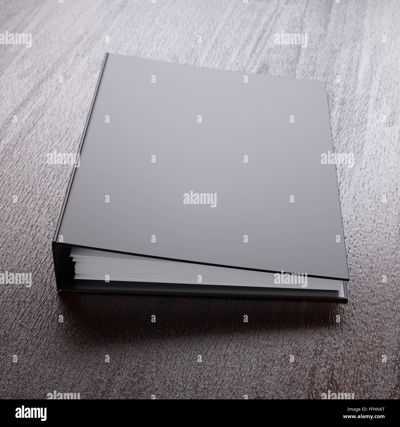 Ring binder on a table close-up Stock Photo - Alamy