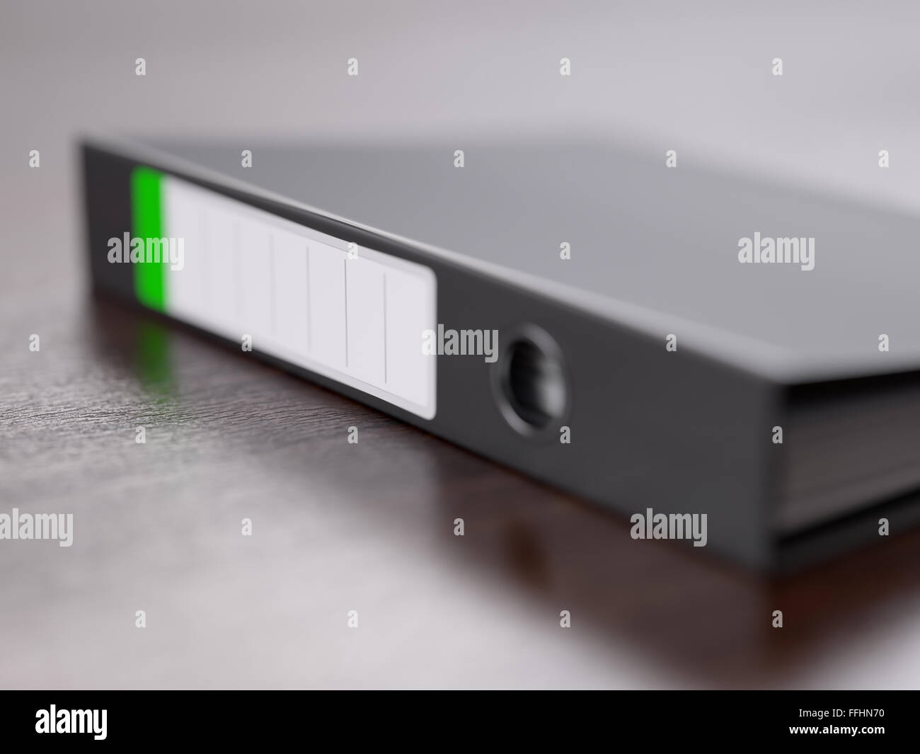 Ring binder on a table close-up Stock Photo - Alamy
