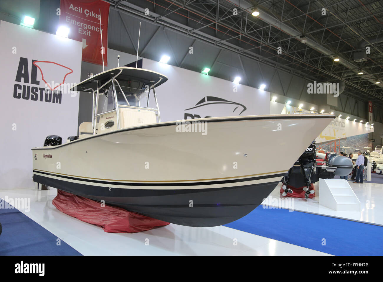 AL Custom Raymarine fishing boat on display at 9th CNR Eurasia Boat ...