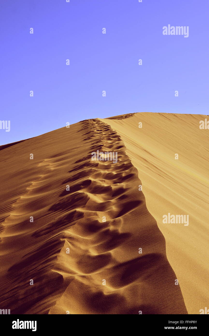 sand Sahara desert in Morocco near Mhamid Stock Photo - Alamy