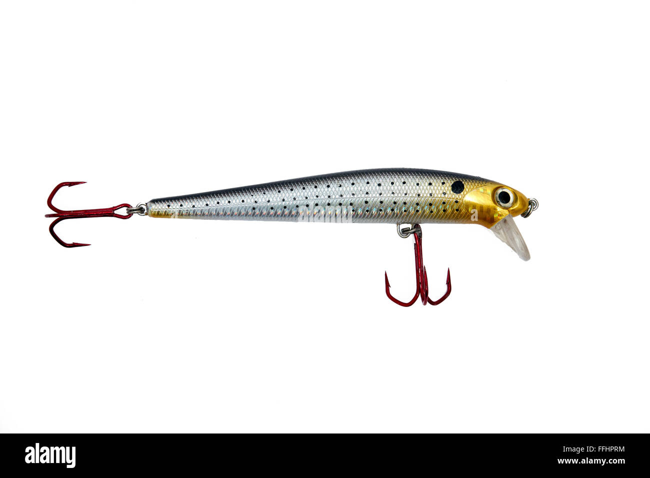 Fishing bait isolated on white background, top view Stock Photo - Alamy