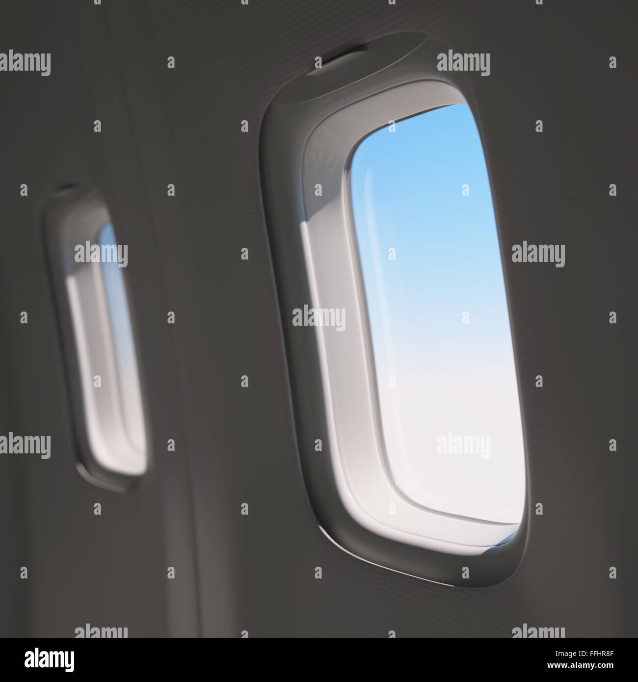 Looking through an airplane window Stock Photo - Alamy