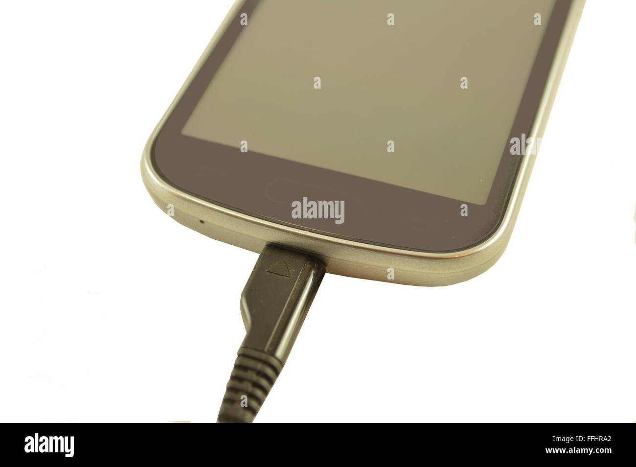 Smart phone charge Stock Photo - Alamy