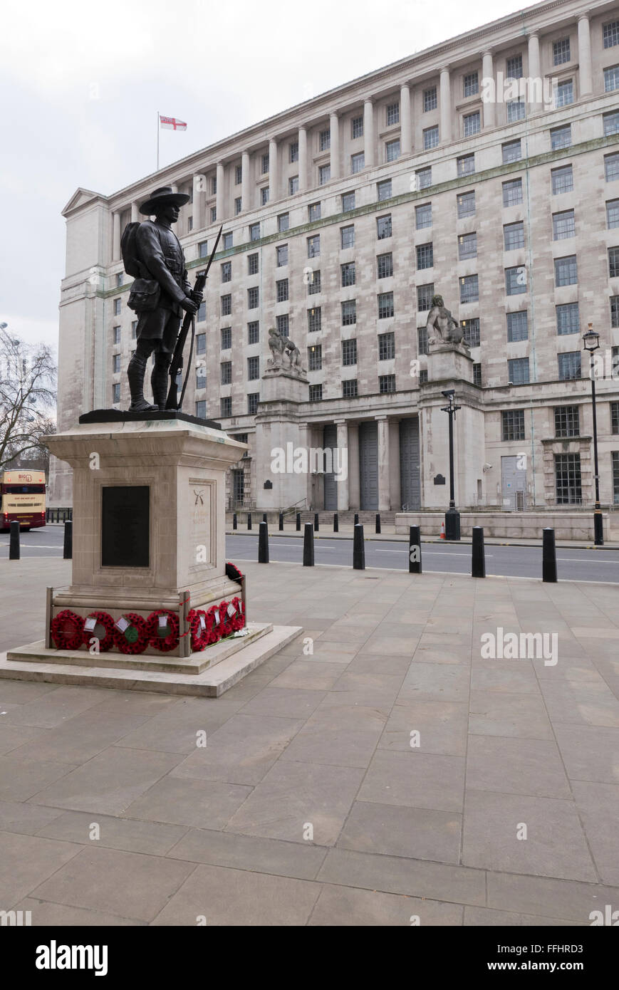 A bronze Statue of a Gurkha soldier, a Monument To The Nepalis Who ...