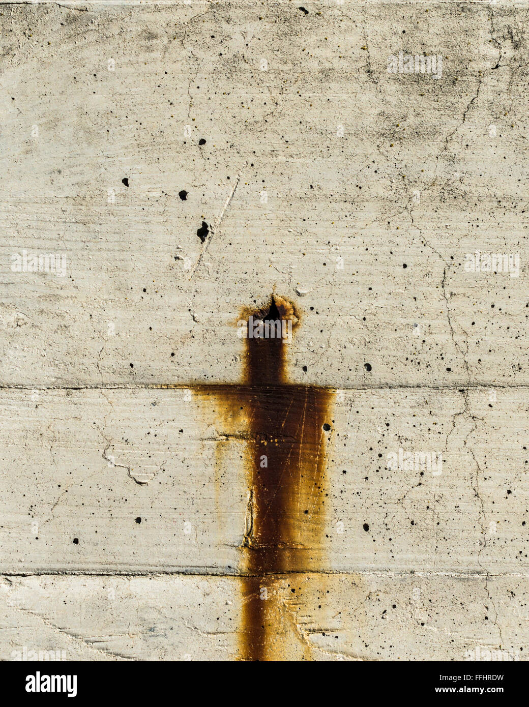 Rust in the wall Stock Photo - Alamy