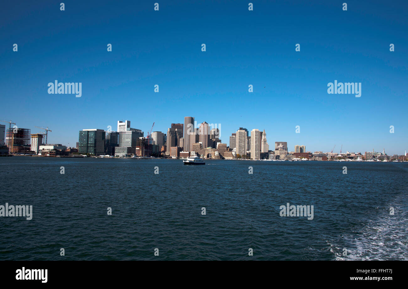 High Rise office buildings and The Custom House The Waterfront Boston ...