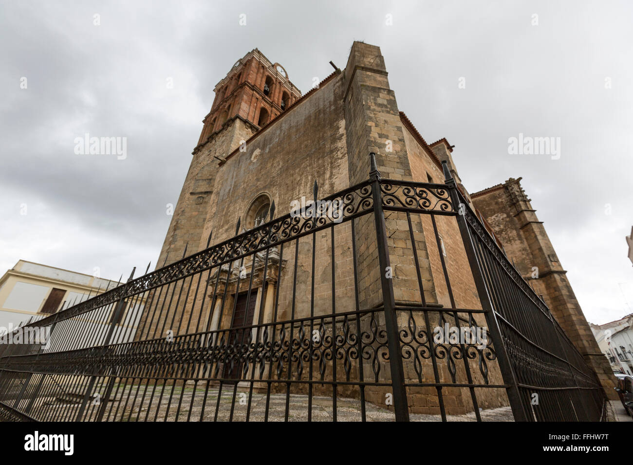 Facade of Iglesia de la Candelaria, Zafra, Extremadura, Spain Stock ...
