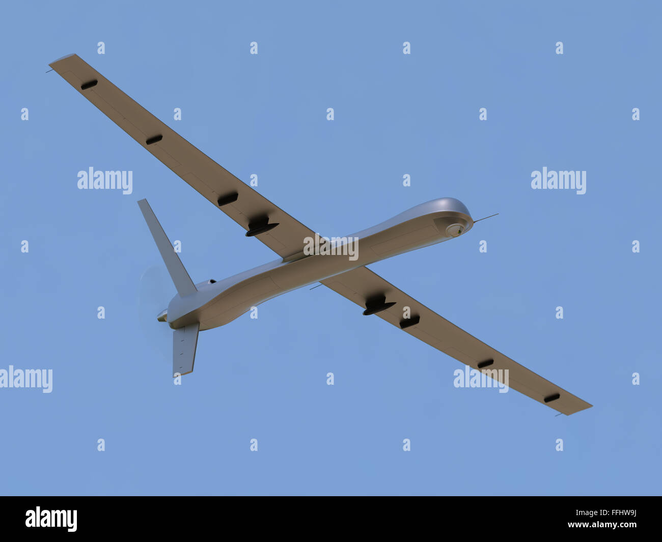 Unmanned aerial vehicle (UAV) in the sky Stock Photo - Alamy