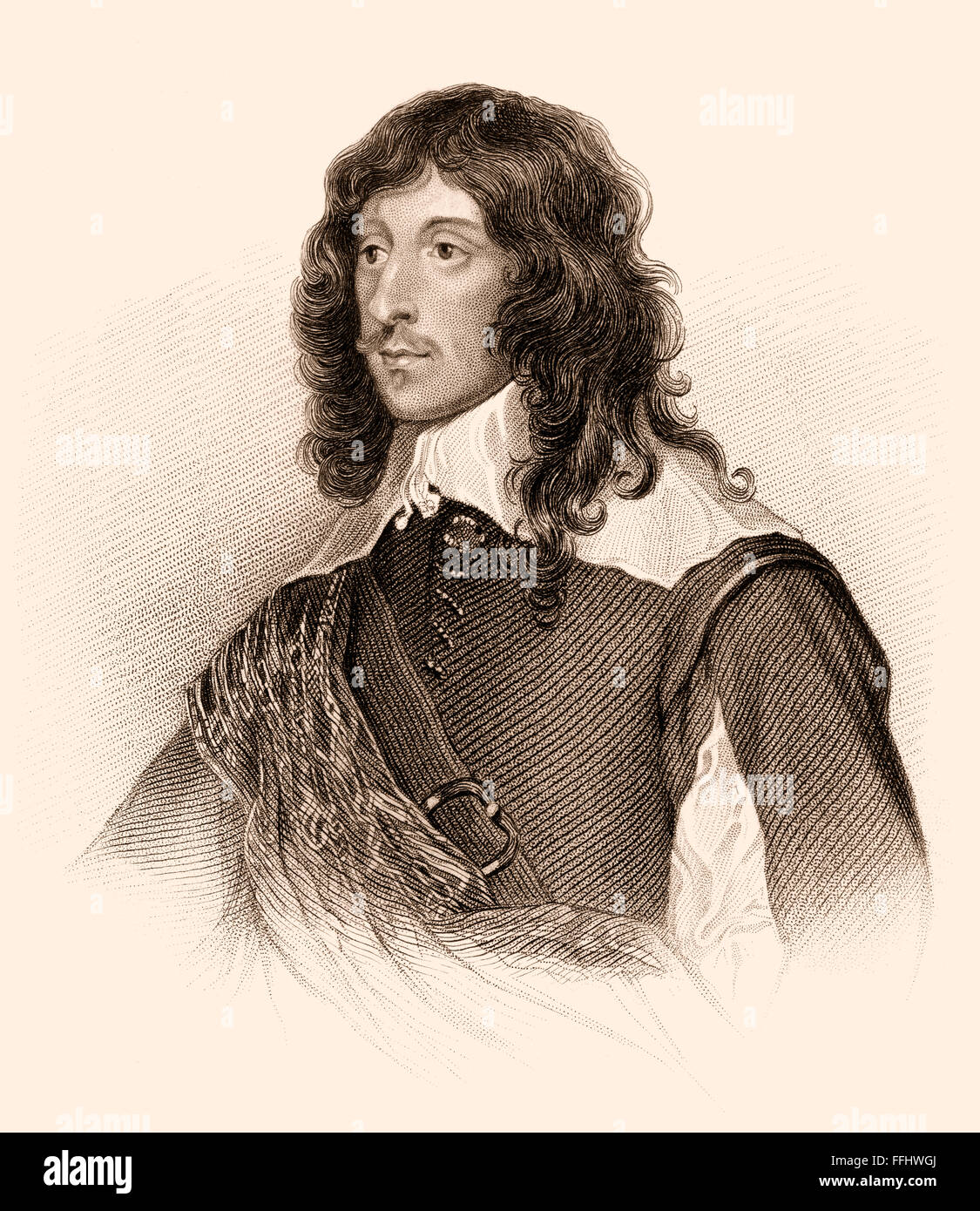 English lord 17th century portrait hi-res stock photography and images ...